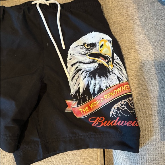 Budweiser | Shorts | Budweiser Black Shorts With Bold Eagle Design ...